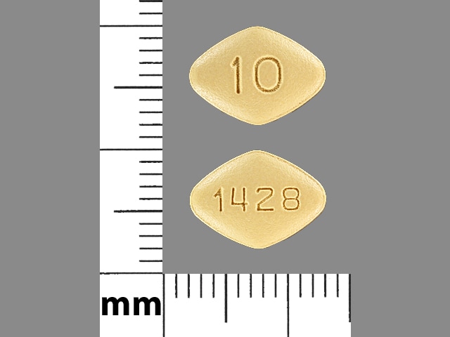 Pill Finder: 1428 10 Yellow Four-sided - Medicine.com