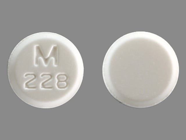 Pill Finder: M 228 White Round - Medicine.com