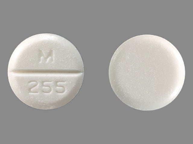 Pill Finder: M 255 White Round - Medicine.com