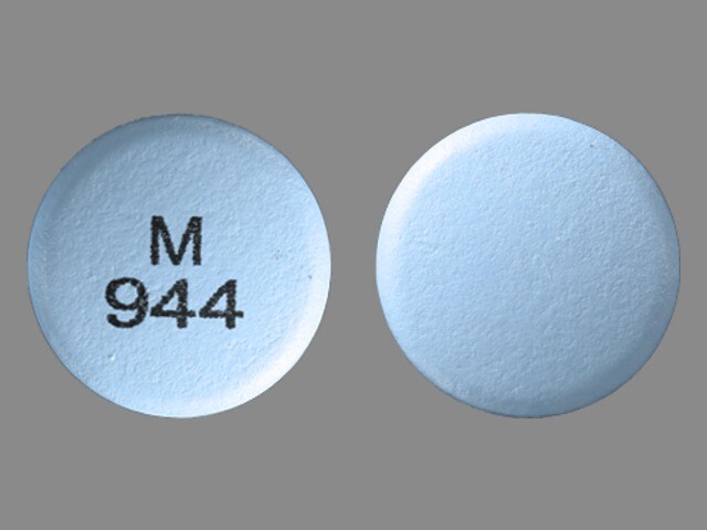 Pill Finder: M 944 Blue Round - Medicine.com
