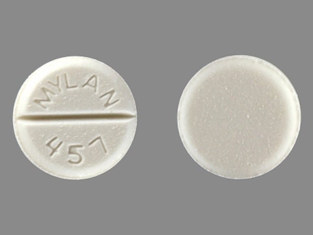 Pill Finder: MYLAN 457 White Round - Medicine.com