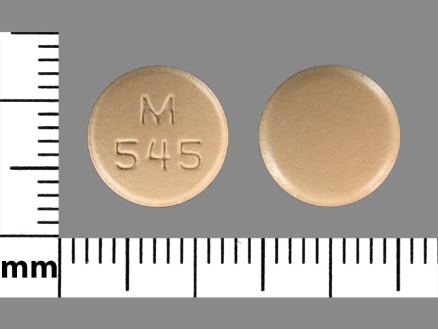 Pill Finder: M 545 Beige Round - Medicine.com
