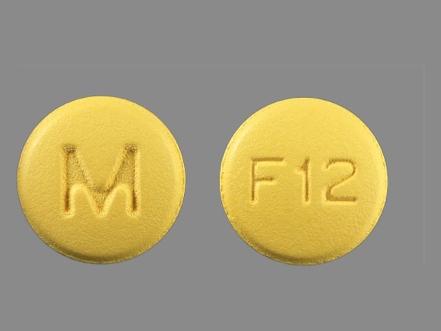 Pill Finder: M F12 Yellow Round - Medicine.com