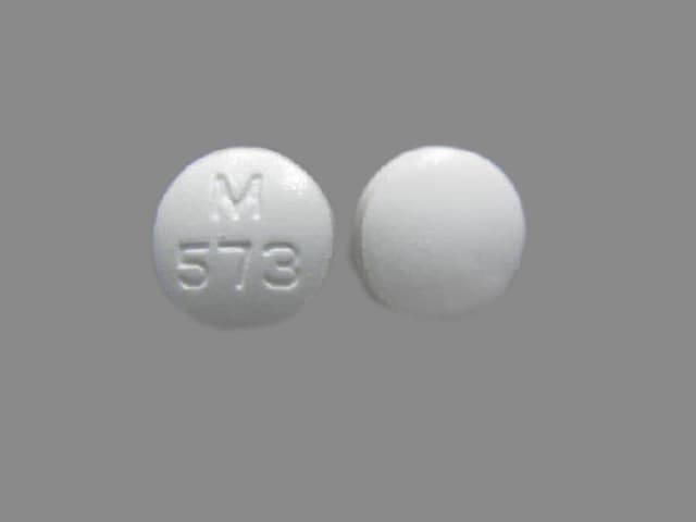 Pill Finder: M 573 White Round - Medicine.com