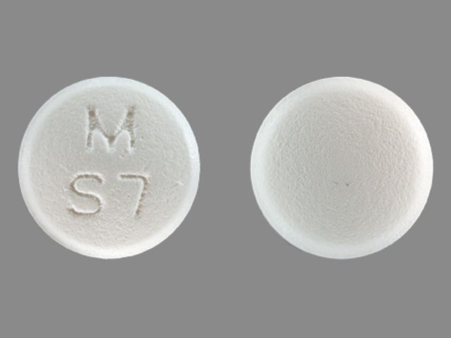 Pill Finder: M S7 White Round - Medicine.com