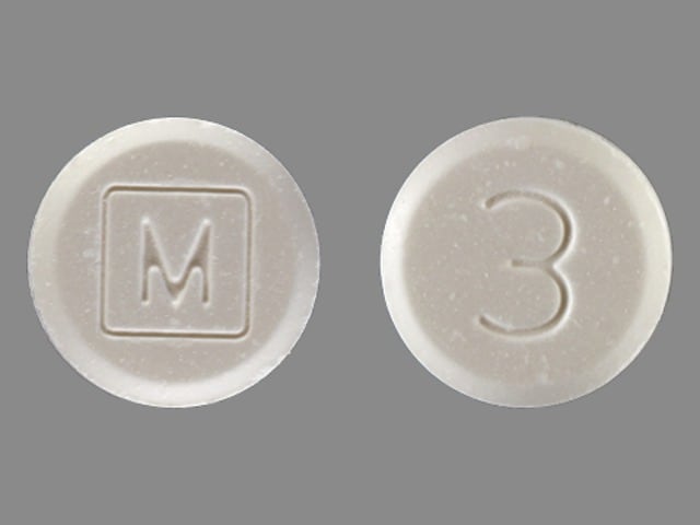 Pill Finder: M 3 White Round - Medicine.com