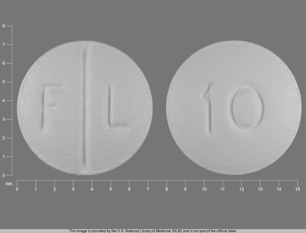 Pill Finder: F L 10 White Round - Medicine.com