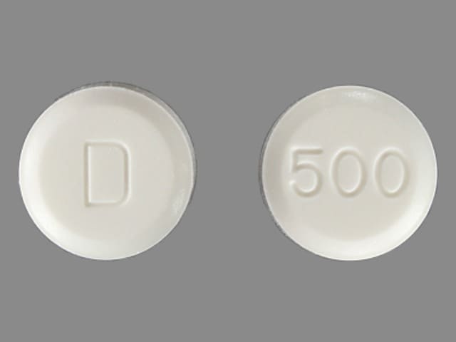 Pill Finder: D 500 White Round - Medicine.com