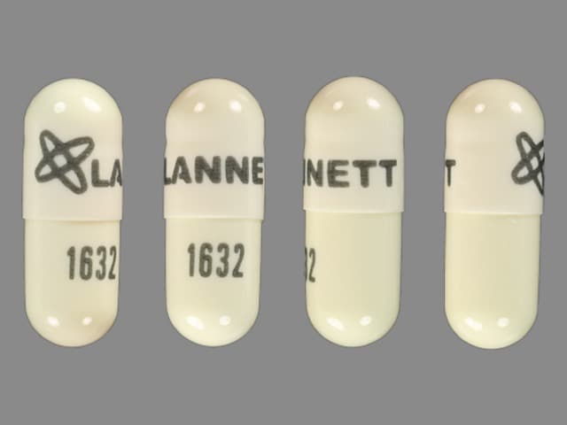 Pill Finder: LANNETT 1632 White Capsule-shape - Medicine.com