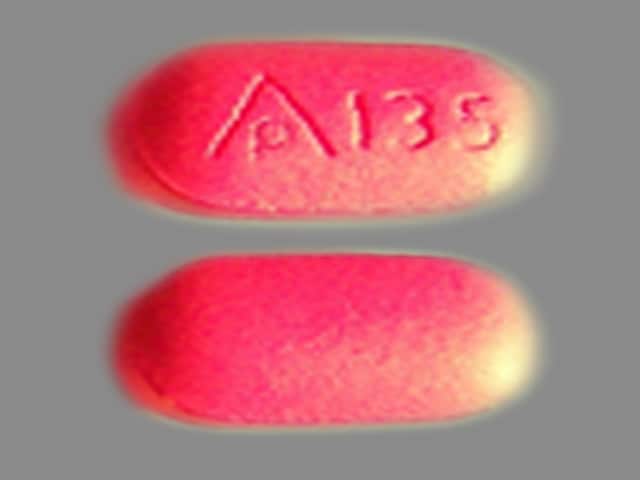 Pill Finder: AP 135 Pink Elliptical / Oval - Medicine.com