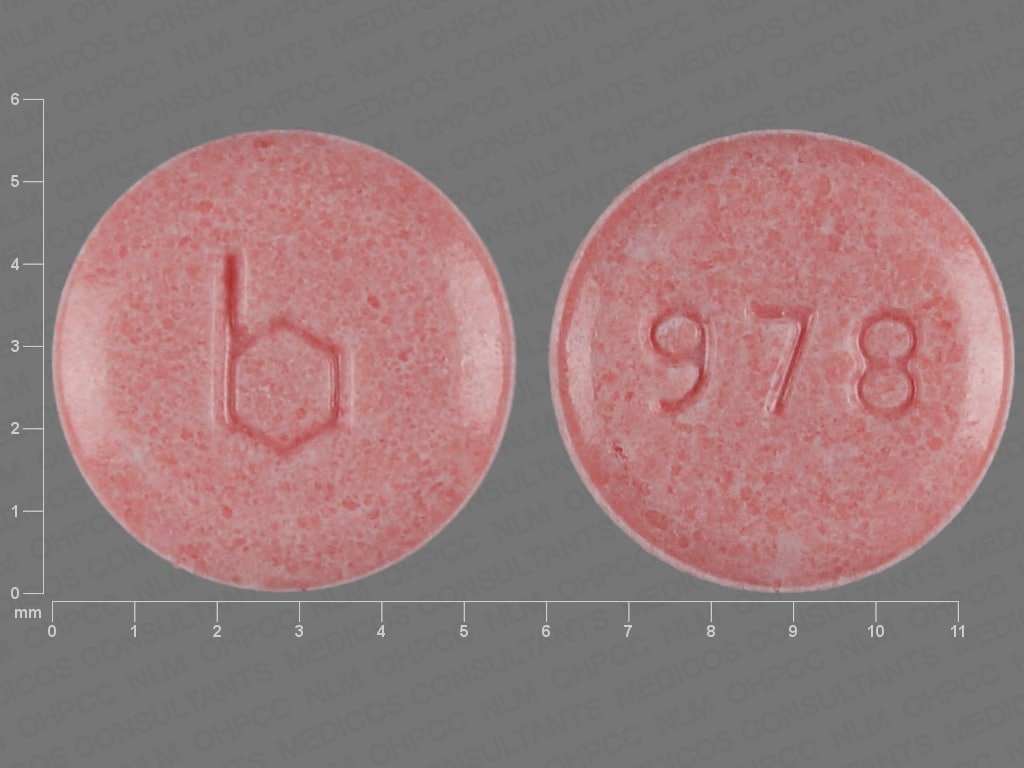Pill Finder: b 978 Pink Round - Medicine.com