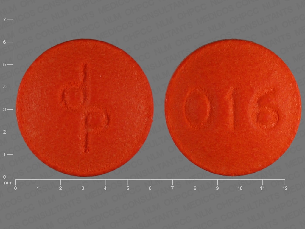 Pill Finder: dp 016 Orange Round - Medicine.com
