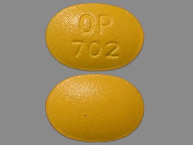 Pill Finder: OP 702 Yellow Elliptical / Oval - Medicine.com
