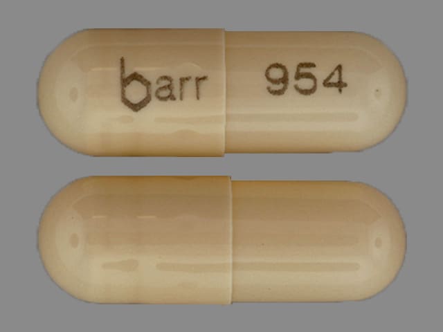 Pill Finder: barr 954 Beige Capsule-shape - Medicine.com