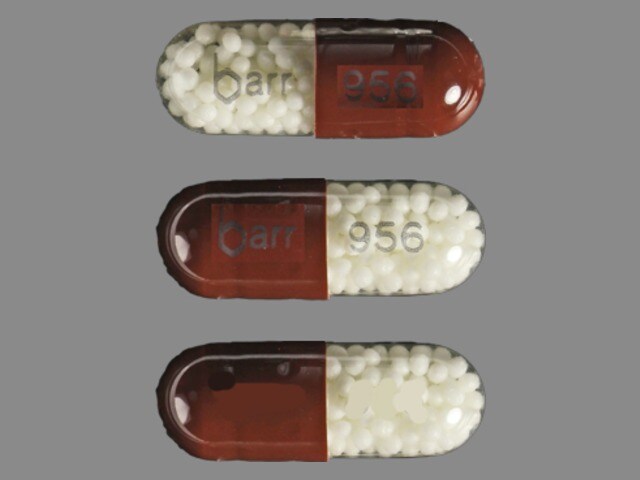 Pill Finder: barr 956 Brown Capsule-shape - Medicine.com