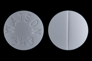 Pill Finder: WATSON 343 White Round - Medicine.com