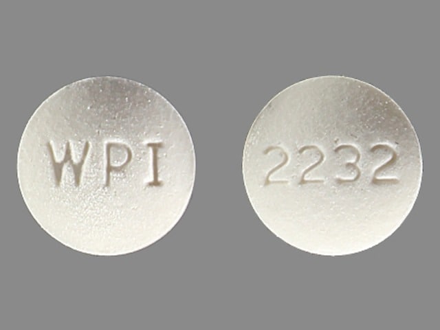 Pill Finder: WPI 2232 White Round - Medicine.com