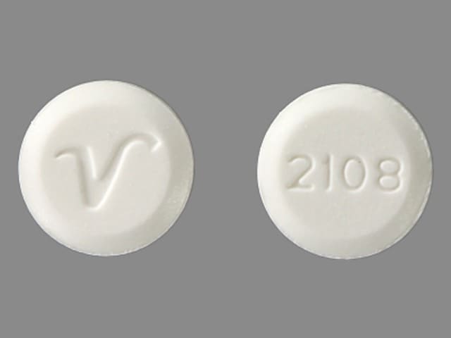 Pill Finder: V 2108 White Round - Medicine.com