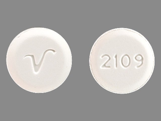 Pill Finder: V 2109 White Round - Medicine.com
