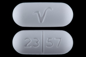 Pill Finder: 23 57 V White Capsule-shape - Medicine.com