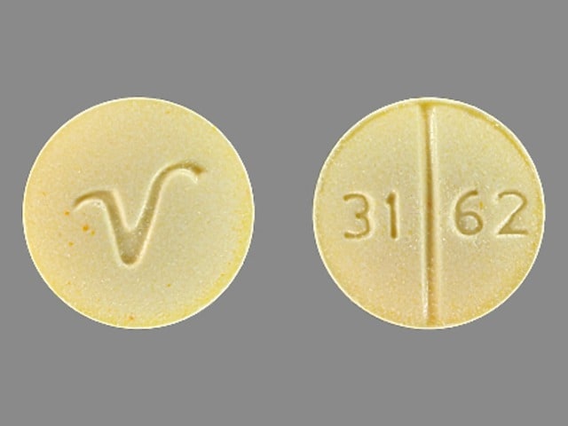 Pill Finder: V 31 62 Yellow Round - Medicine.com