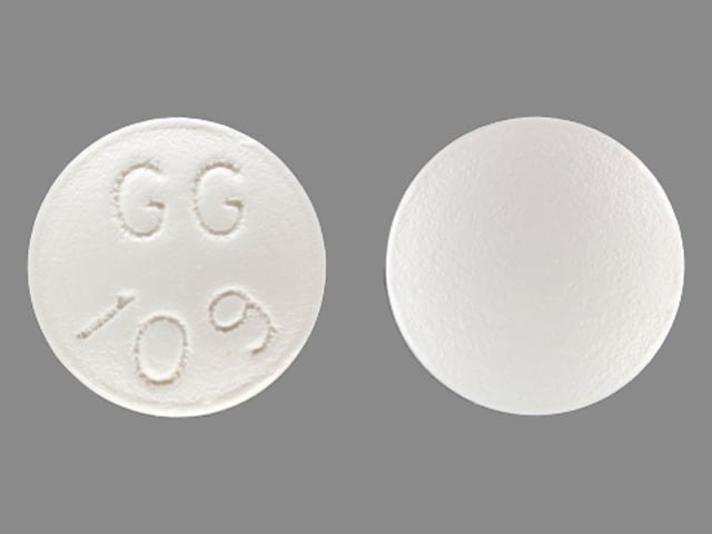 Pill Finder: GG 109 White Round - Medicine.com