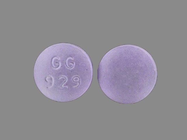 Pill Finder: GG 929 Purple Round - Medicine.com