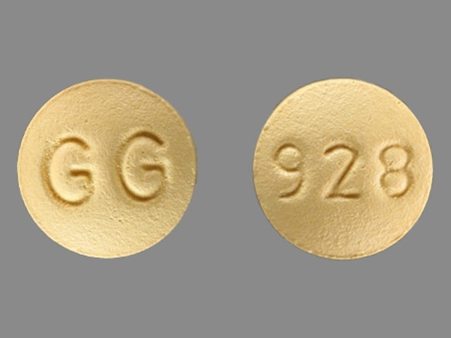 Pill Finder: GG 928 Yellow Round - Medicine.com
