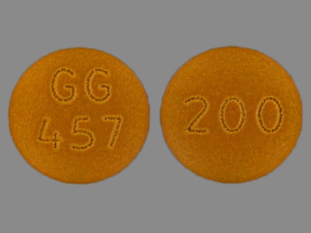Pill Finder: GG 457 200 Brown Round - Medicine.com