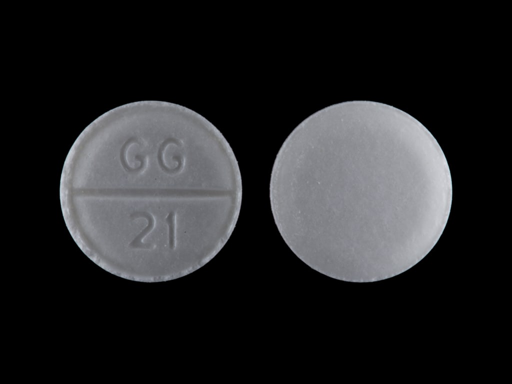 Pill Finder: GG 21 White Round - Medicine.com