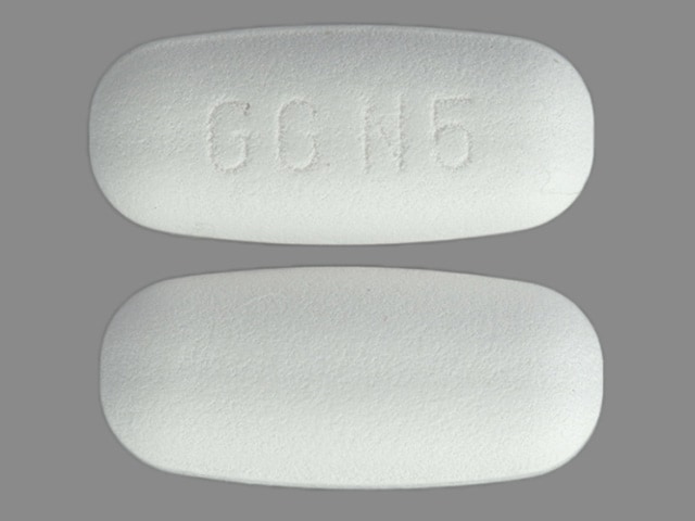 Pill Finder: GG N5 White Elliptical / Oval - Medicine.com