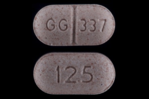 Pill Finder: GG 337 125 Beige Capsule-shape - Medicine.com