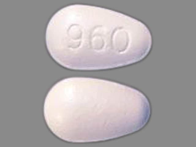 Pill Finder: 960 White Egg-shape - Medicine.com