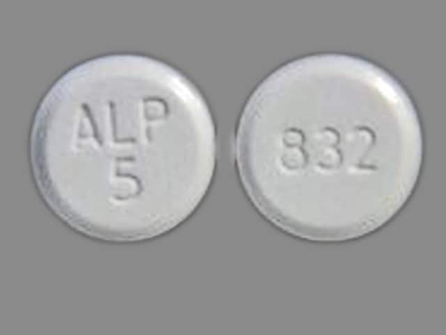 Pill Finder: ALP 5 832 White Round - Medicine.com