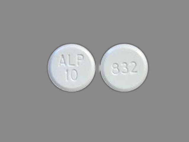 Pill Finder: ALP 10 832 White Round - Medicine.com