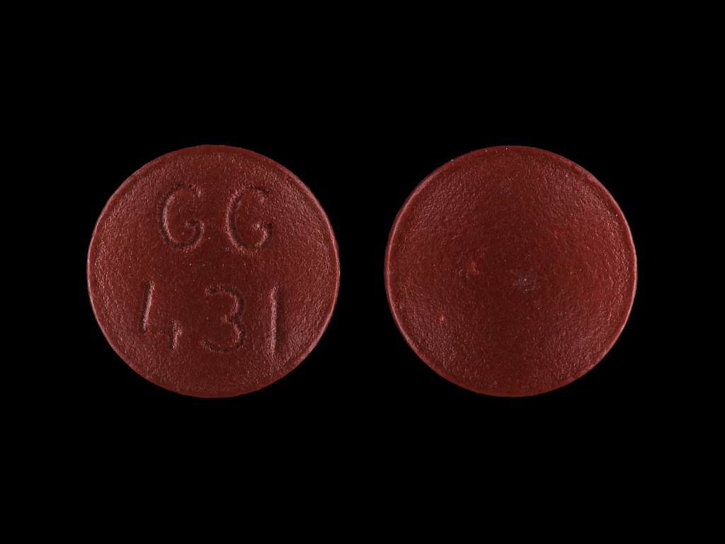 Pill Finder: GG 431 Red Round - Medicine.com