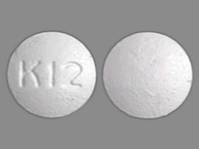 Pill Finder: K 12 White Round - Medicine.com