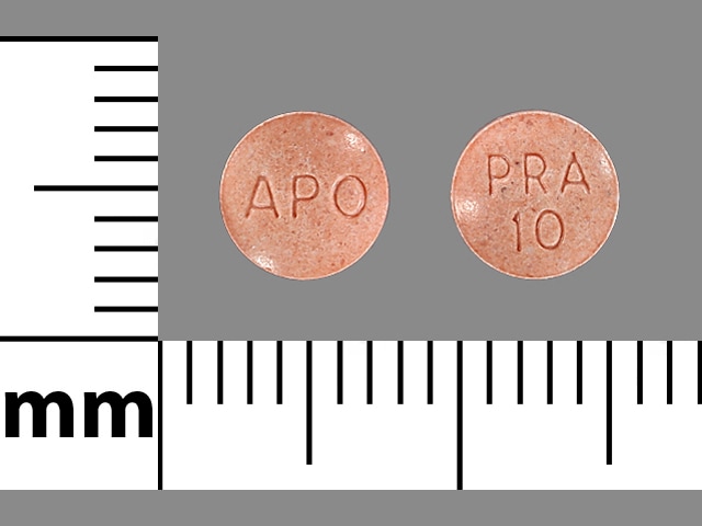 Pill Finder: APO PRA 10 Pink Round - Medicine.com