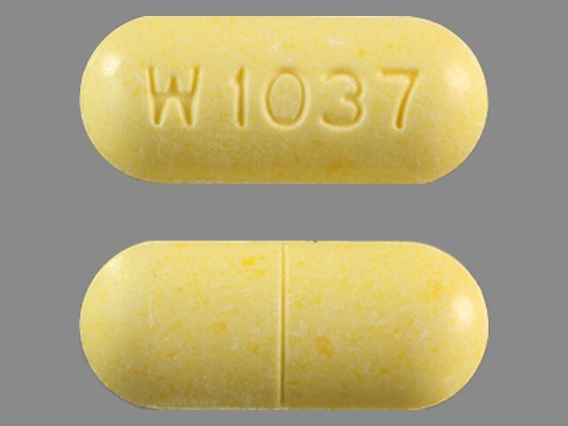Pill Finder: W 1037 Yellow Elliptical / Oval - Medicine.com