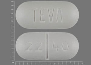 Pill Finder: TEVA 22 40 White Capsule-shape - Medicine.com