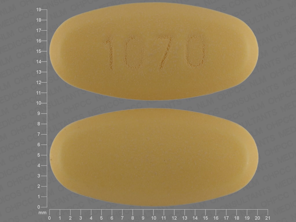Pill Finder: 1070 Yellow Elliptical / Oval - Medicine.com