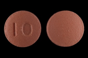 Pill Finder: 10 Tan Round - Medicine.com