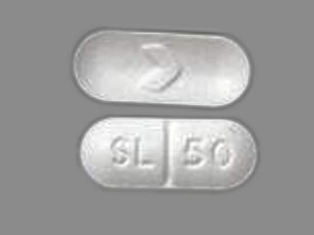 Pill Finder: SL 50 > White Elliptical / Oval - Medicine.com