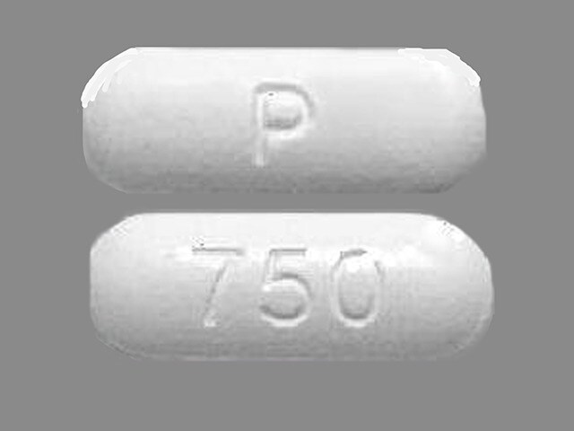 Pill Finder: P 750 White Capsule-shape - Medicine.com