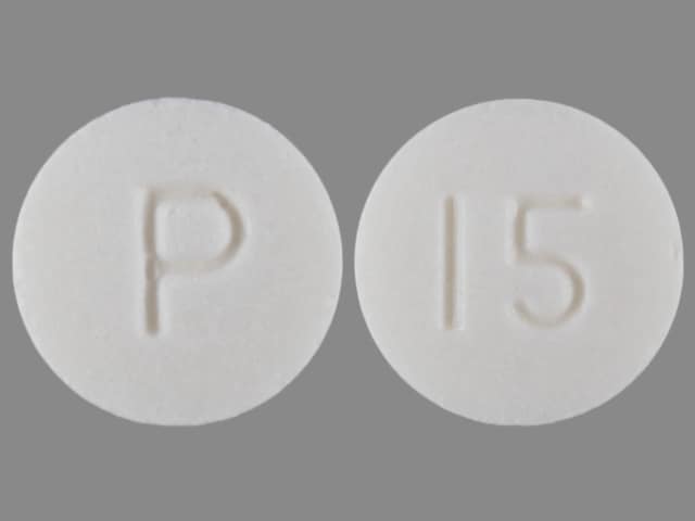 Pill Finder: P 15 White Round - Medicine.com