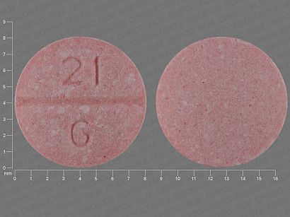 Pill Finder: 21 G Pink Round - Medicine.com