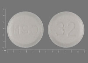 Pill Finder: 32 MSD White Round - Medicine.com