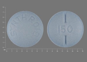 Pill Finder: SYNTHROID 150 Blue Round - Medicine.com