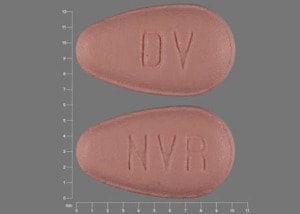 Pill Finder: NVR DV Red Egg-shape - Medicine.com