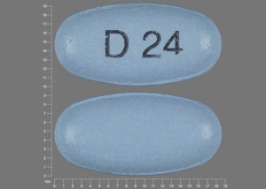 Pill Finder: D 24 Blue Elliptical / Oval - Medicine.com